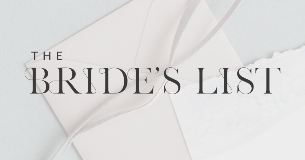 MUSIC & ENTERTAINMENT - The Bride's List